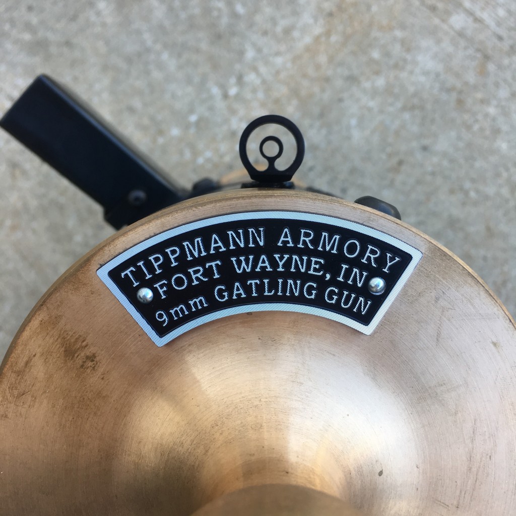 TIPPMANN ARMORY 9MM GATLING GUN - Guns For Sale TIPPMANN ARMORY