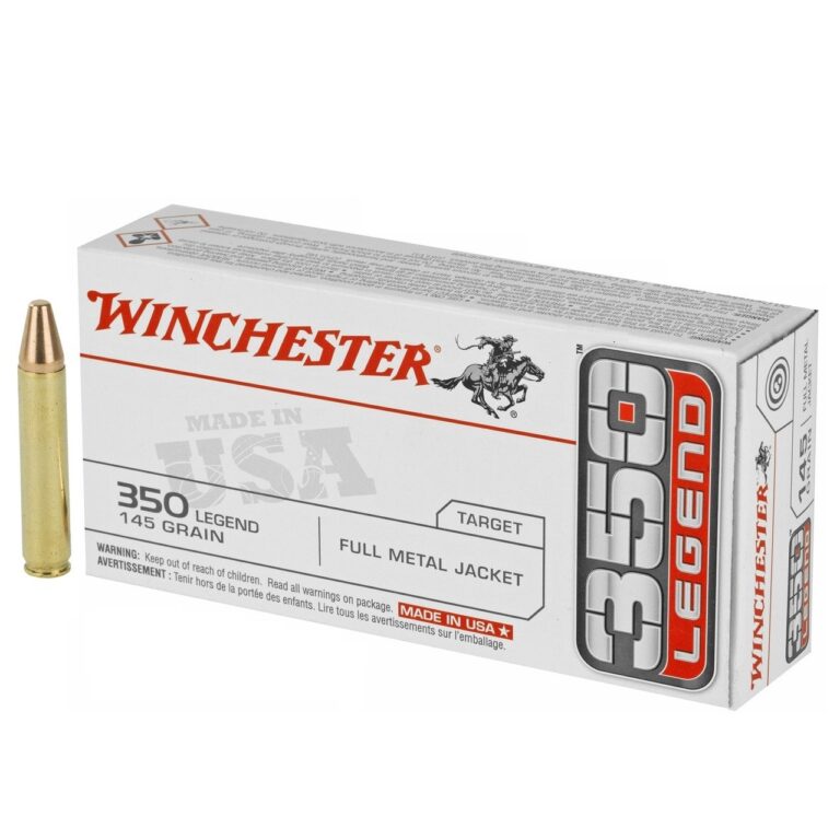 Winchester USA Ammunition 350 Legend 145 Grain Full Metal Jacket 20rds